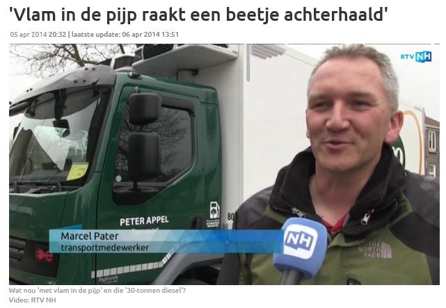 Hytruck » Item over Hytruck Peter Appel Transport op RTV Noord-Holland